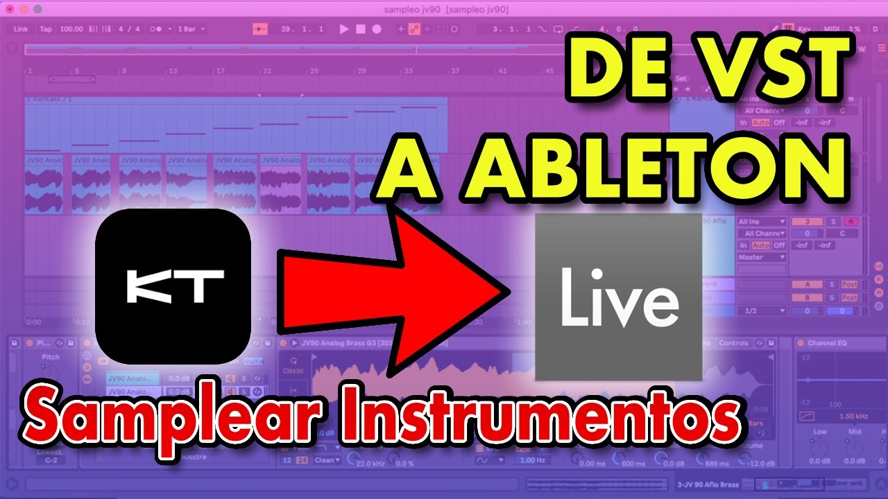 Samplear VST en Ableton Live - YouTube