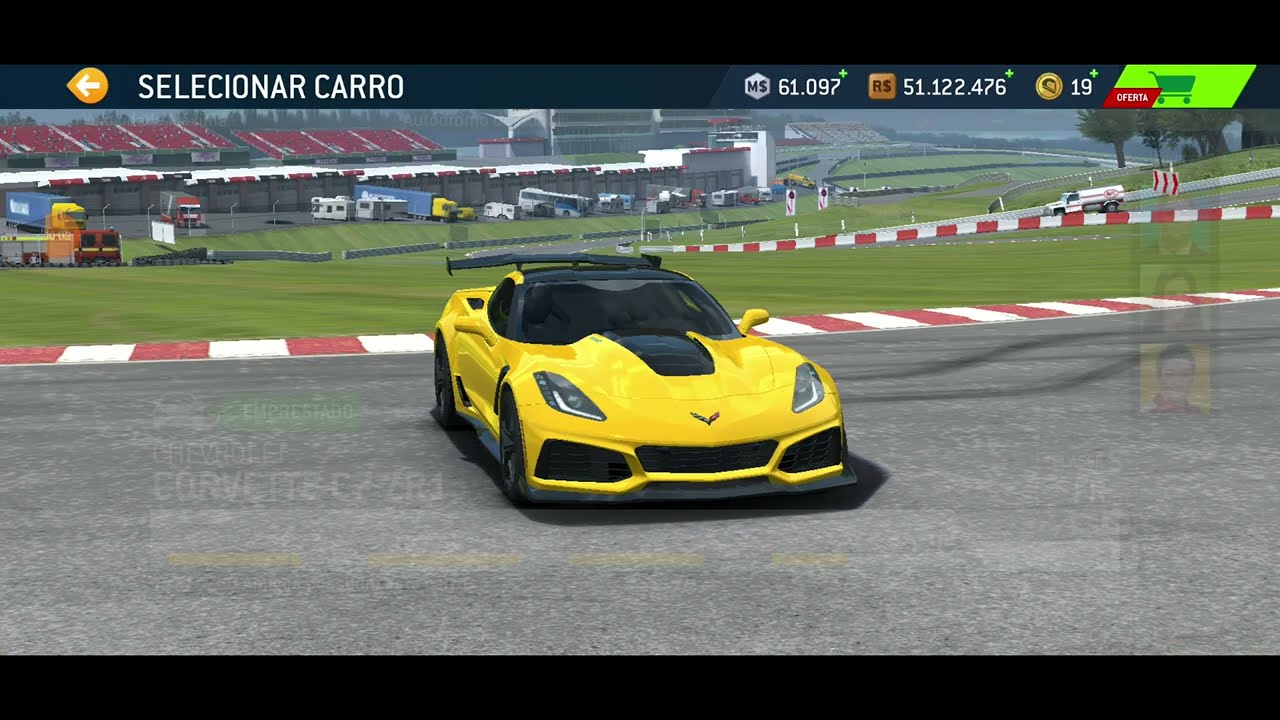 REAL RACING 3 - CHEVROLET CORVETTE C7 ZR1 - Maplethorpe - Velocidade ...