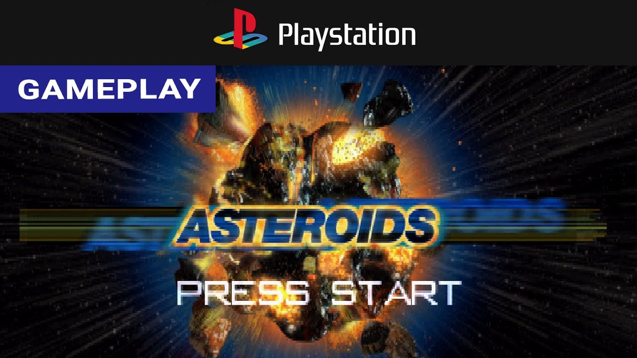 Asteroids (Playstation) - Gameplay Clip [HD] | RetroGameUp - YouTube