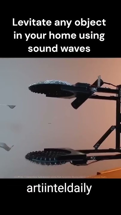 Levitate any object in your home using sound waves new technologies ...