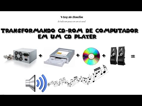 Transformando CD-ROM de Computador em um CD player - YouTube