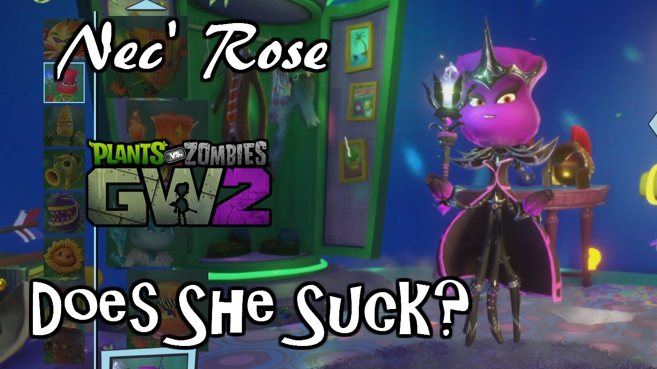 New Nec Rose Is She good? (PvZ Garden Warfare 2 gameplay) - YouTube