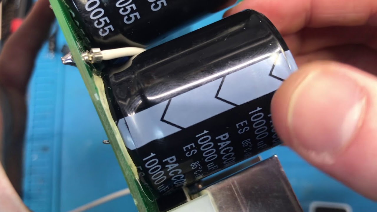 JBL Eon15 G2 power supply capacitor replacement - YouTube