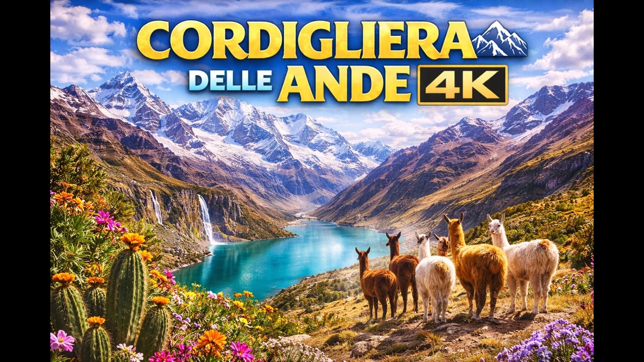 Cordigliera delle Ande 4K 🏔️ | La Catena Montuosa più Lunga del Mondo ...