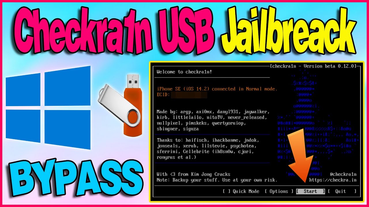 Checkra1n Desde Memoria USB | Windows Ultima Versión | Funcionando ...