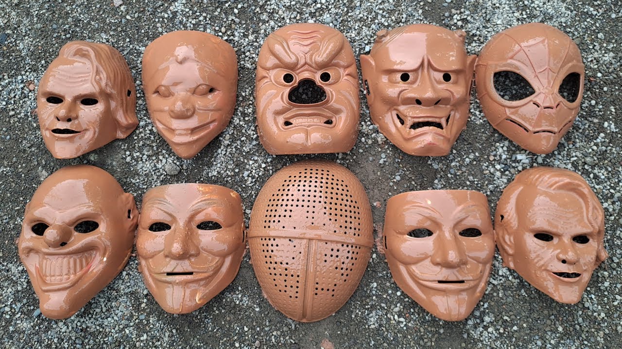 Membersihkan Topeng Cepot,Badut,Squid Game,Joker,Hacker,Spider Man,Wibu ...