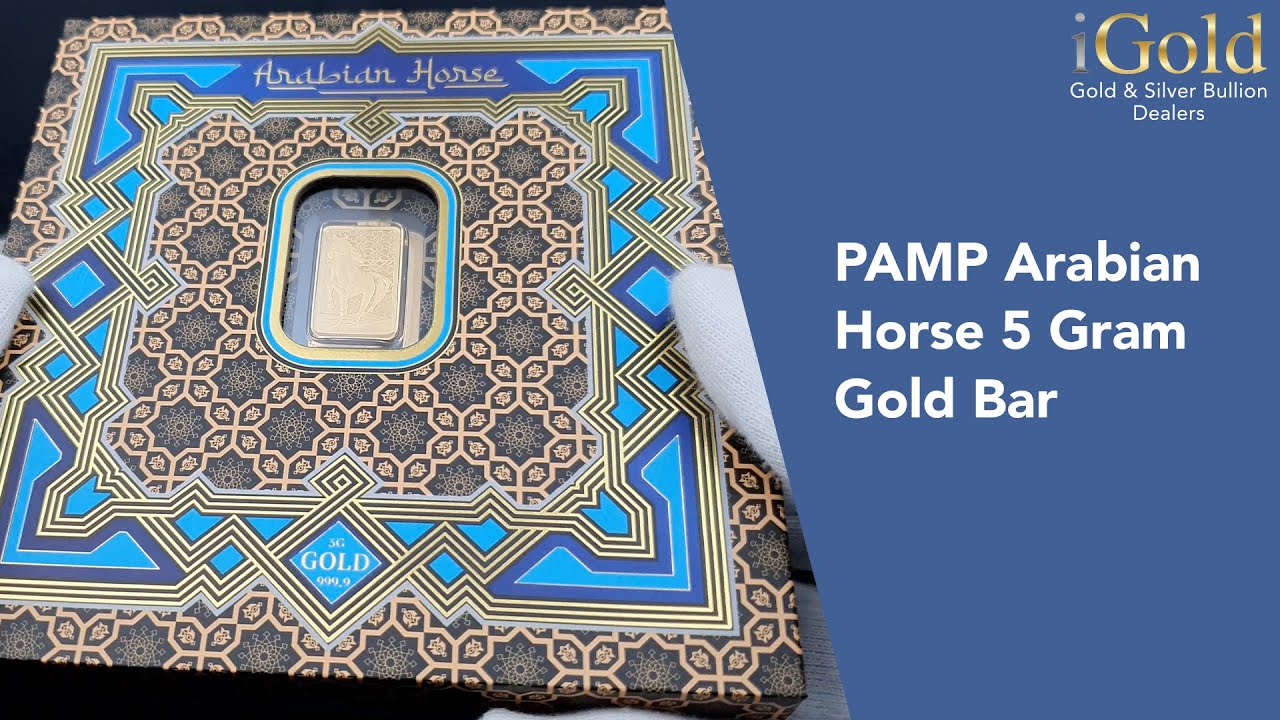 PAMP Arabian Horse 5 Gram Gold Bar - YouTube