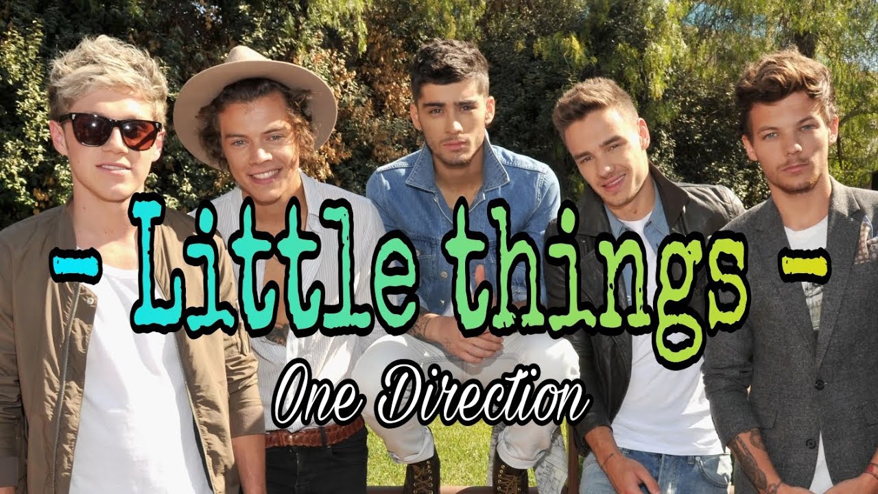 One Direction - Little things ( lyrics ) - YouTube