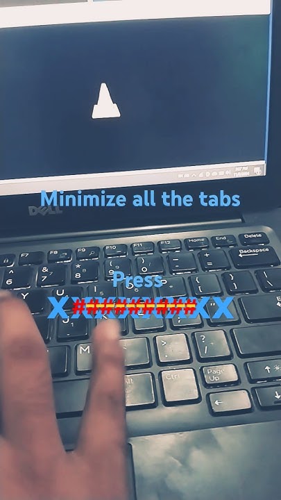 Minimize all tabs using this shortcut key | #windowsshortcuts # ...