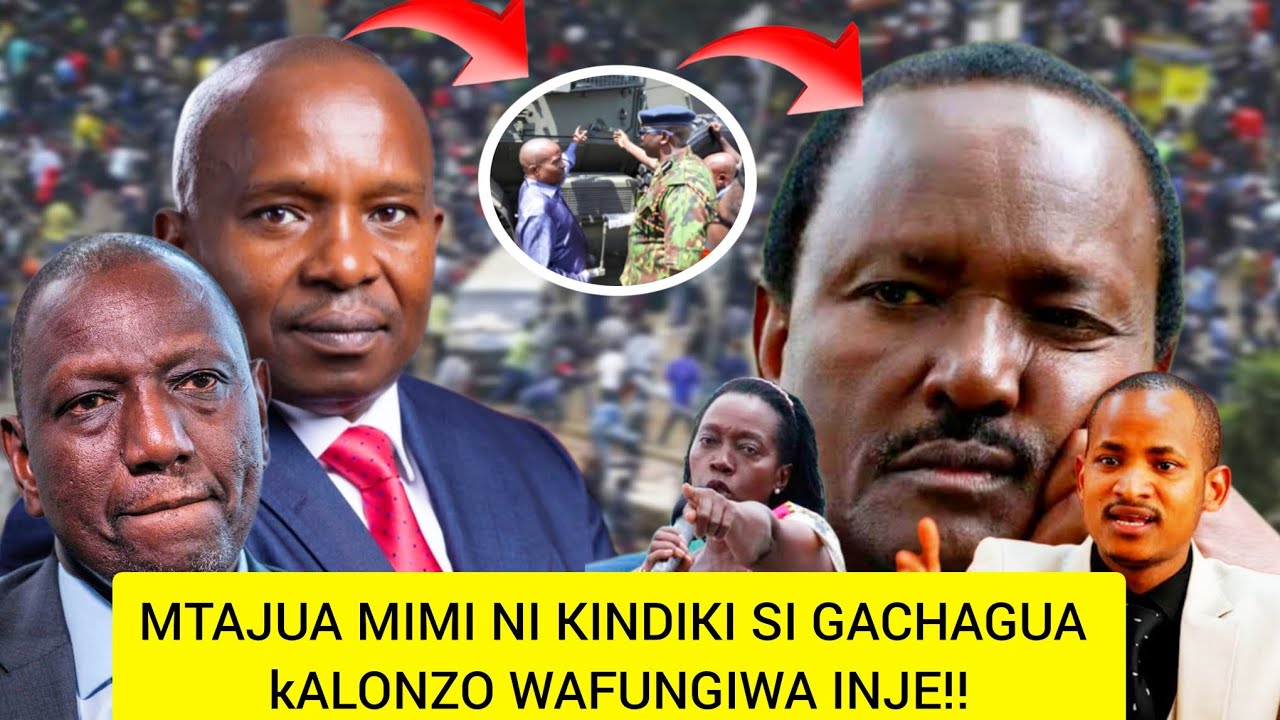 KIMEUMANAA!!Fungua mlango mjinga unapee nani orders ambia kindiki ...