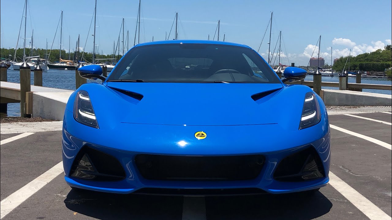 2024 Lotus Emira Seneca Blue Metallic Supercharged 6speed manual for ...