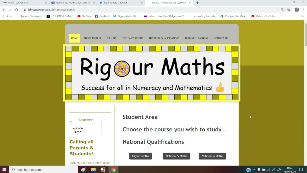 Online Training 1 Assigning a Rigour Maths VIDEO LESSON on Teams - YouTube