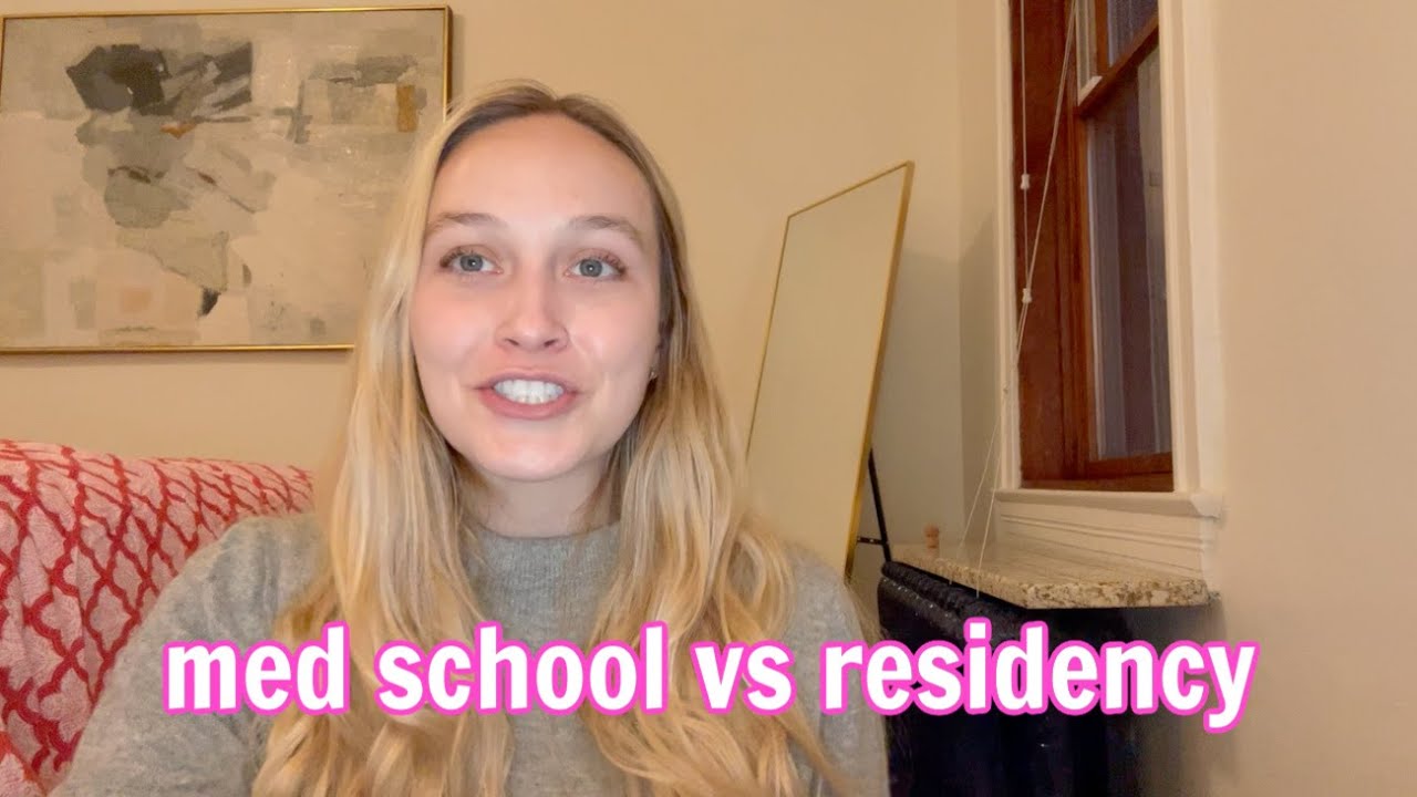 Medical School vs Residency - YouTube