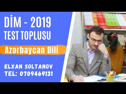 DİM 2019 | Qəbul İmtahanı - III Blok - Variant A (Sual 4)