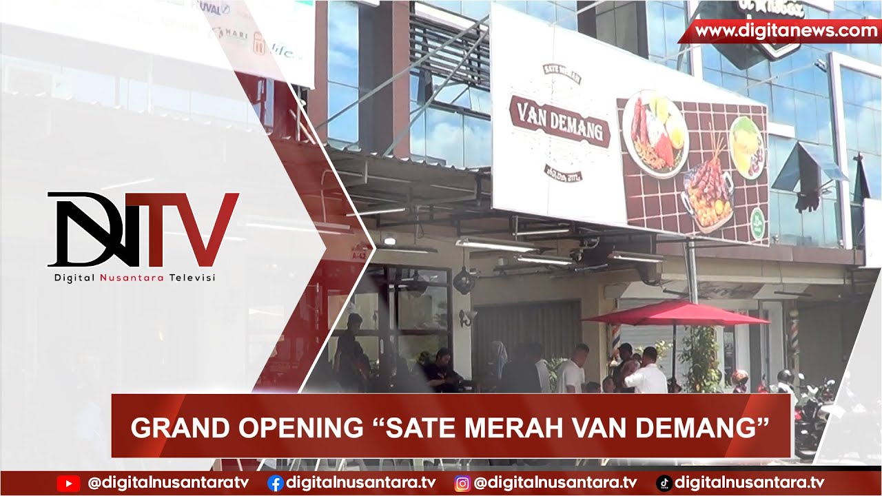 DN.TV NEWS - BATAM MENIKMATI SATE MERAH VAN DEMANG, DENGAN SUASANA ERA ...