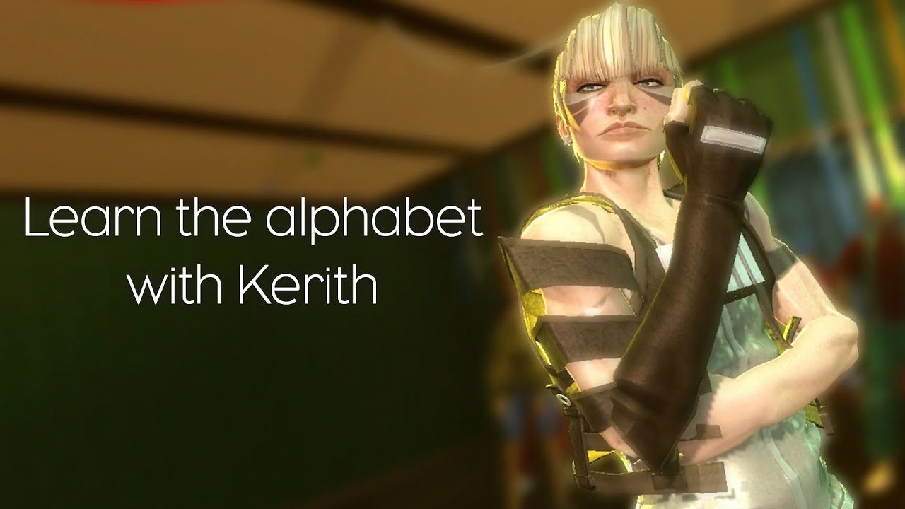 Learn the alphabet with Kerith - YouTube