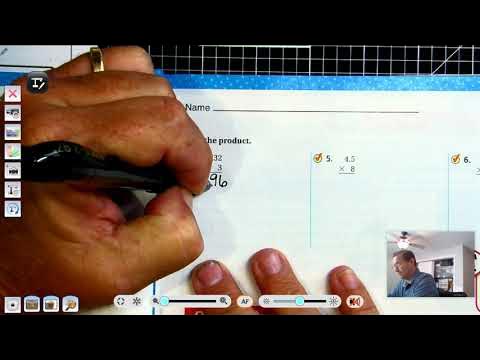5th grade GO Math: Lesson 4.3 Multiplication with Decimals and Whole ...