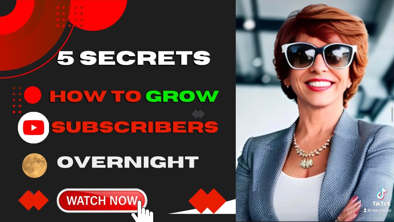 5 Secrets How to Grow YouTube Subscribers Overnight! - YouTube