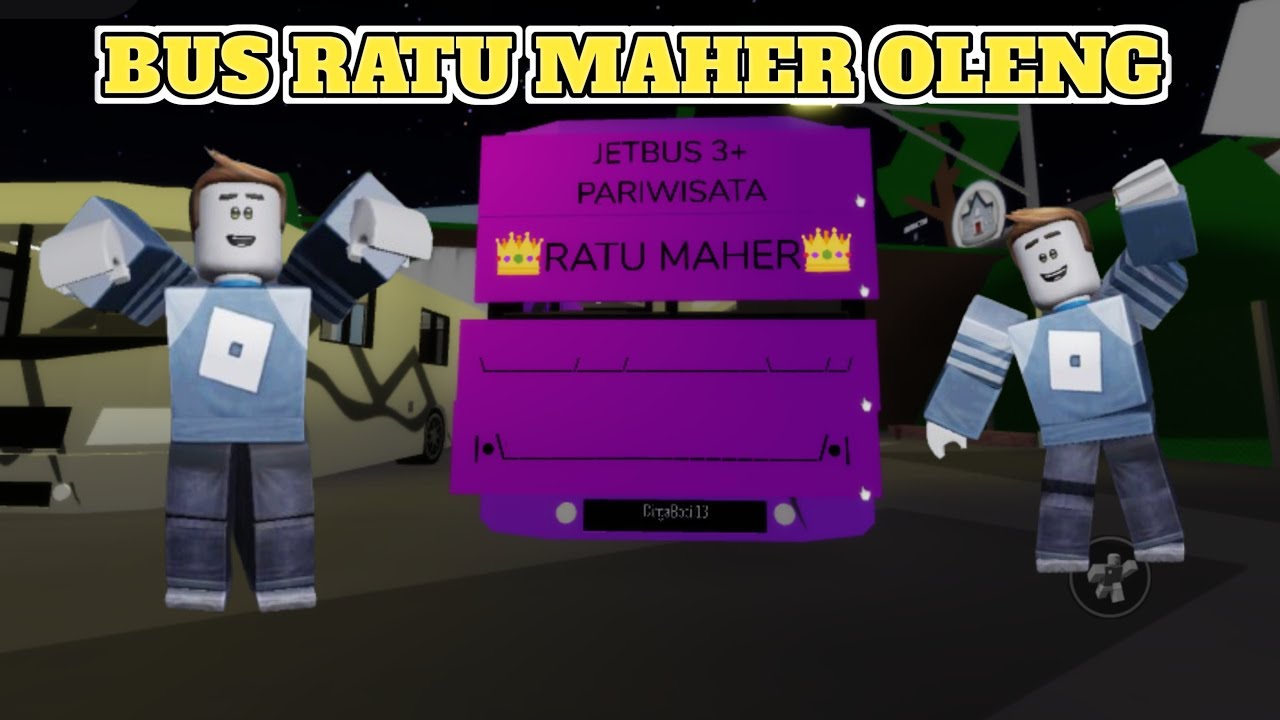 Bus Ratu Maher Ngetrip Sampai Oleng | ROBLOX - YouTube