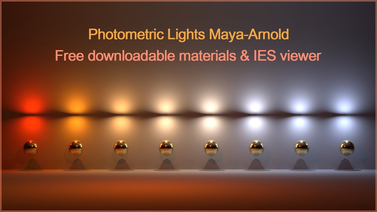 Crash Photometric Lights tutorial + Free Downloadable Materials And IES Viewer in Google Doc ...