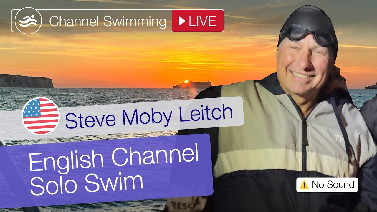 Steve 'Moby' Leitch English Channel Swim LIVE - Part 5 - YouTube
