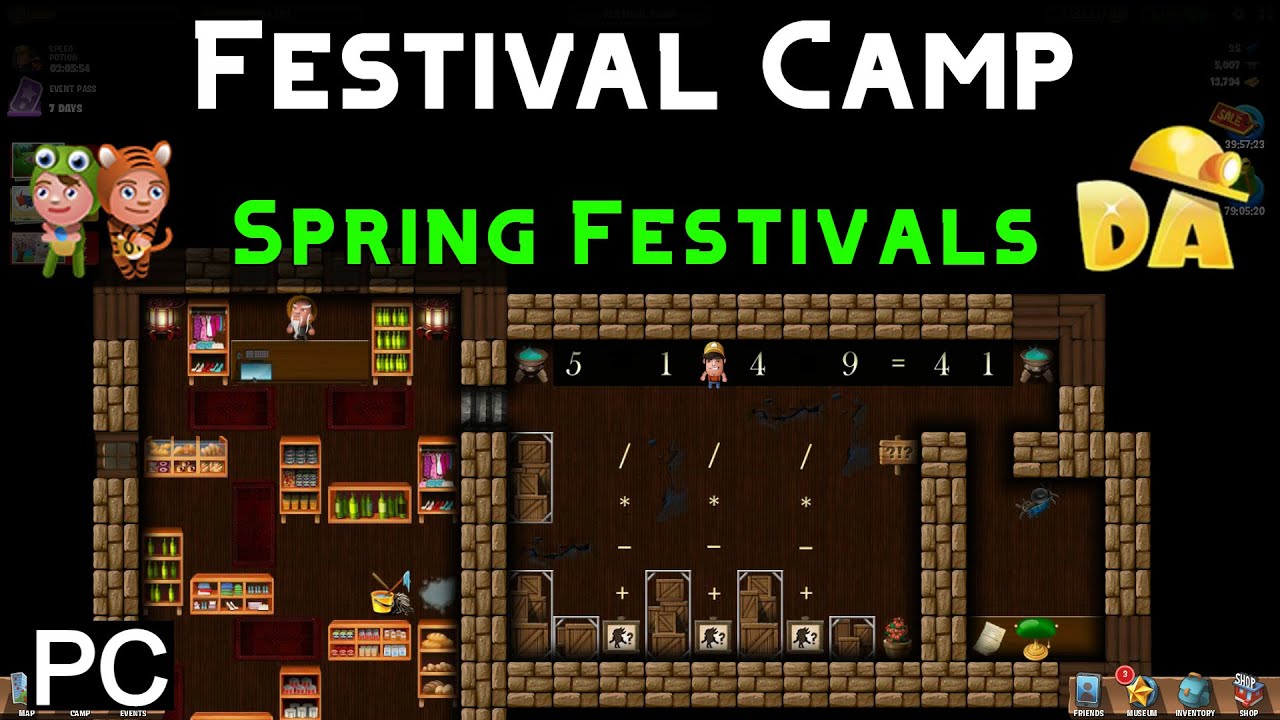 Festival Camp | Spring Festivals #7 (PC) | Diggy's Adventure - YouTube