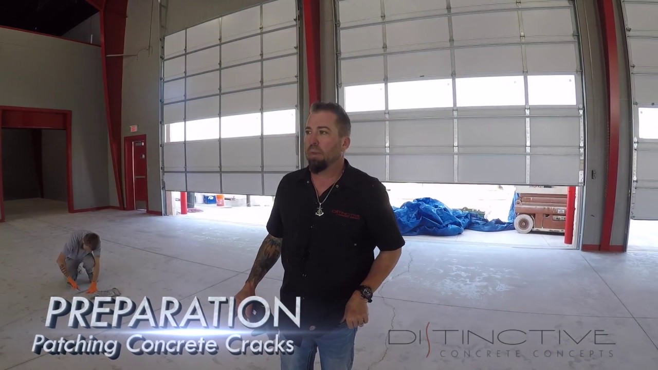 Concrete Patchwork 101 - Epoxy Preparation - YouTube