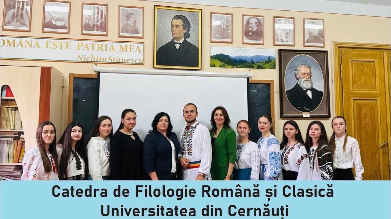 Catedra de Filologie Română și Clasică, Universitatea din Cernăuți ...