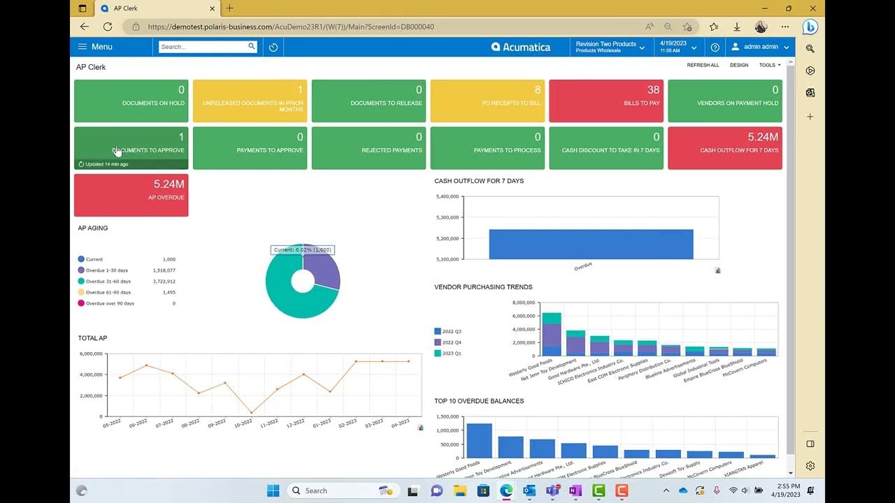 Configuring an Acumatica Workspaces (Part 2) - YouTube