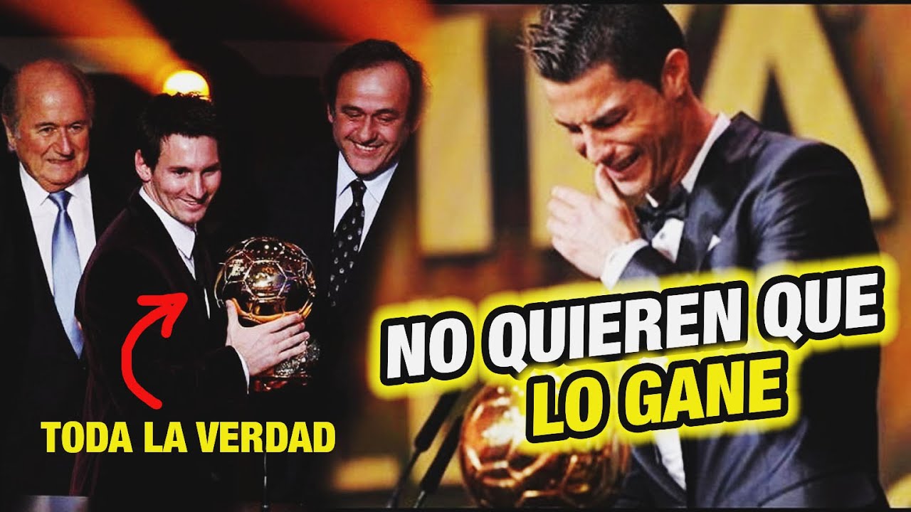NO QUIEREN QUE CRISTIANO RONALDO GANE EL BALON DE ORO - RETRATANDO LA ...