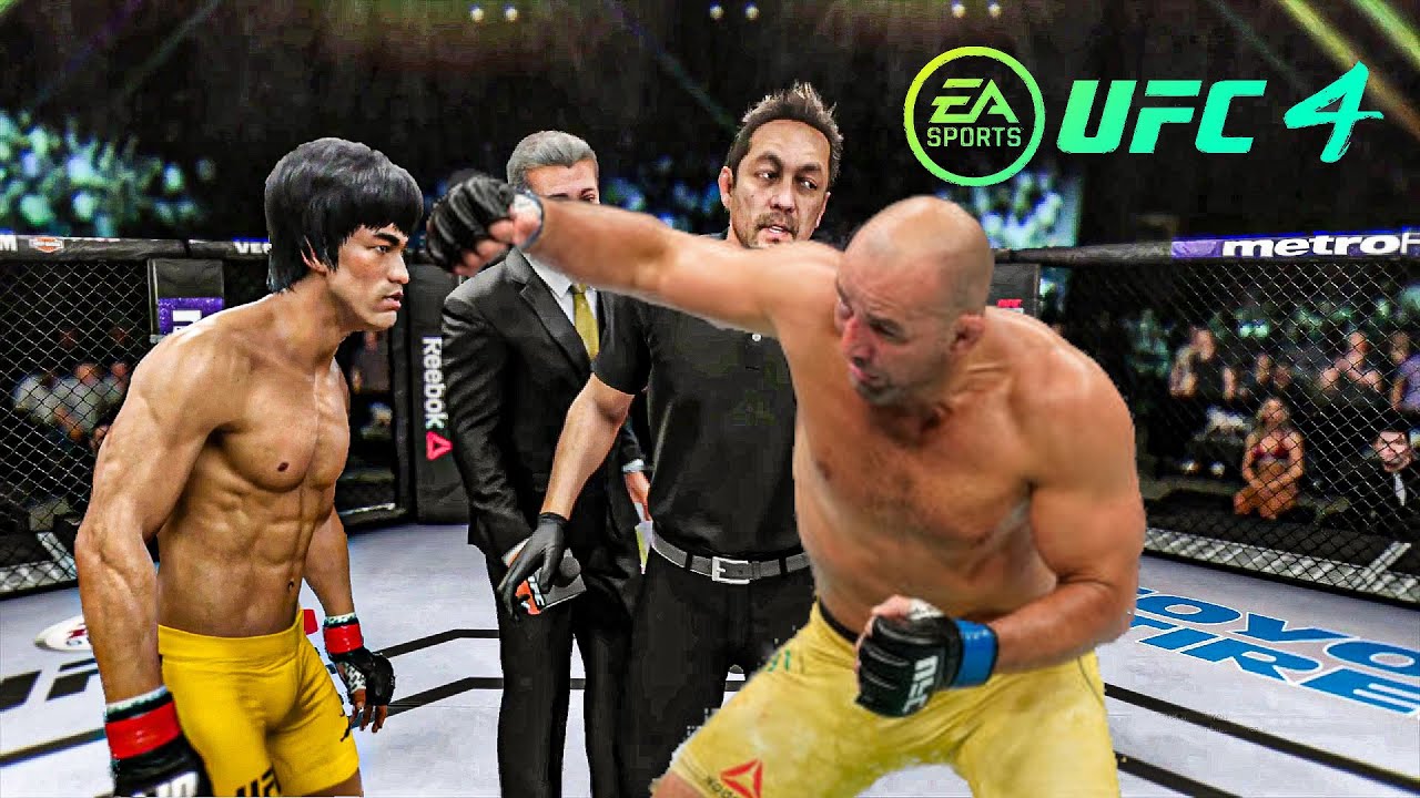 Bruce Lee vs Glover Teixeira - EA Sports UFC 4 - Dragon Fight 🔥🐲 - YouTube