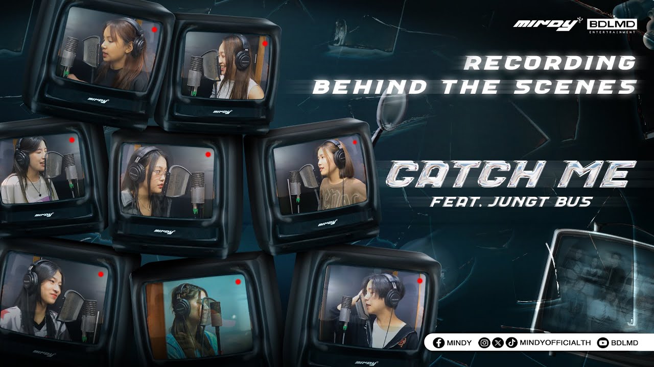 MINDY - CATCH ME Feat. JUNGT BUS | Recording Behind The Scenes - YouTube