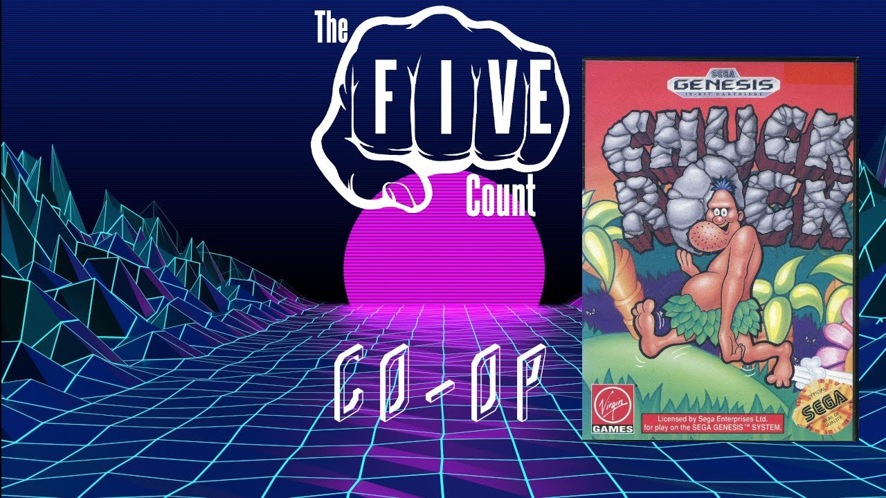 The Five Count Co-op - Chuck Rock (Sega Genesis) - YouTube