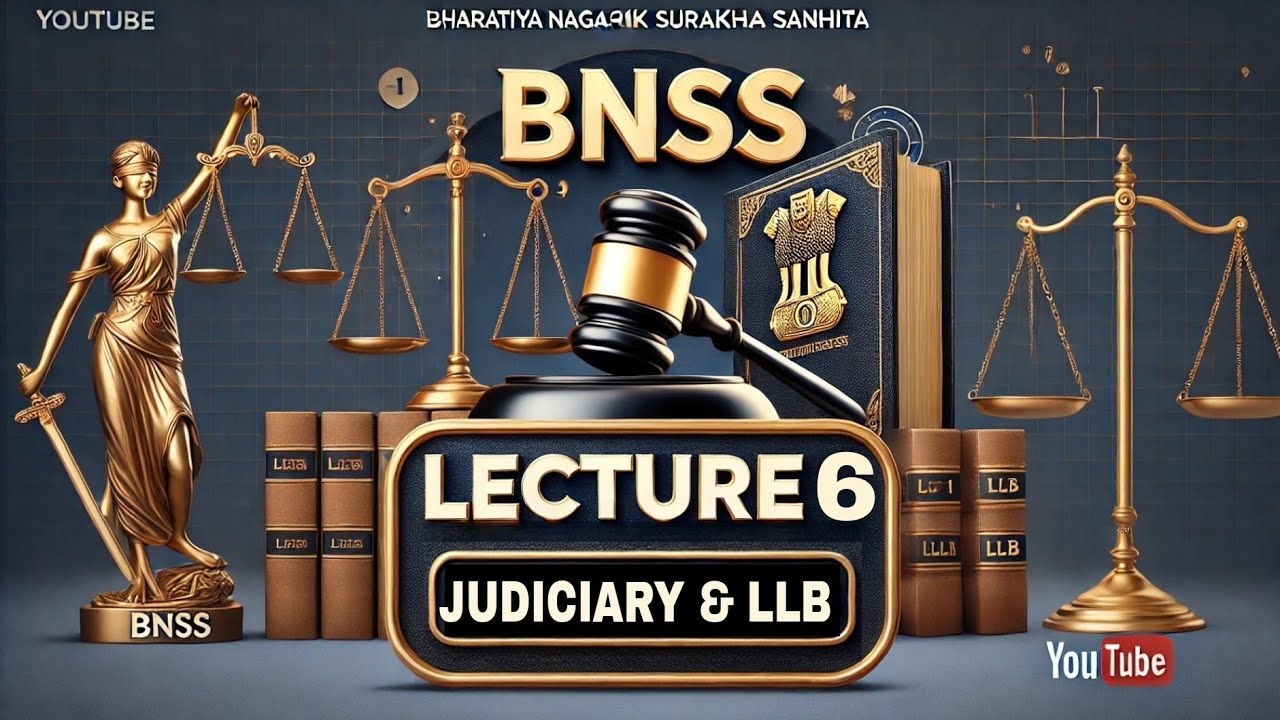 BNSS 2023 LECTURE 6 (PRE TRIAL & TRIAL STAGE ) FOR JUDICIARY | LLB EXAMS #judiciary #llb - YouTube