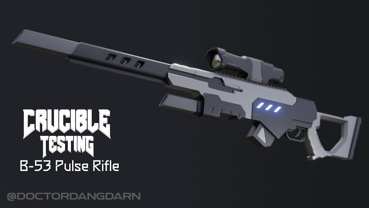 Blender Speed Modeling | Roblox Scifi Sniper Rifle - YouTube