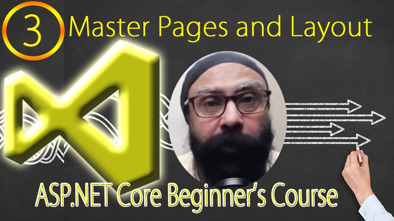 Master Pages And Layout Tutorial 3 Aspnet Core Course Youtube