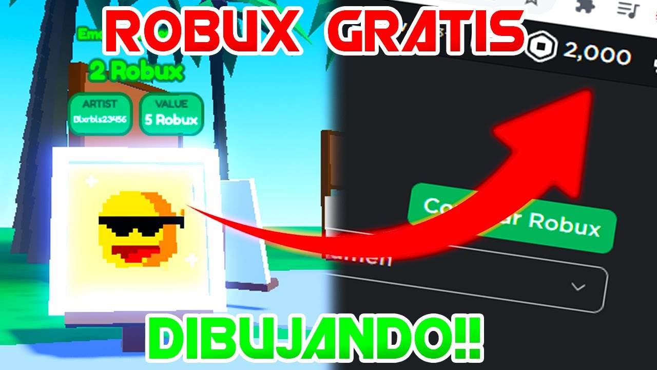 CONSIGUE ROBUX GRATIS DIBUJANDO EN ROBLOX!!! 🤑 - YouTube