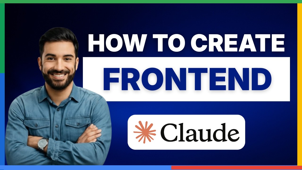 How to create frontend with Claude Code[FULL GUIDE] - YouTube