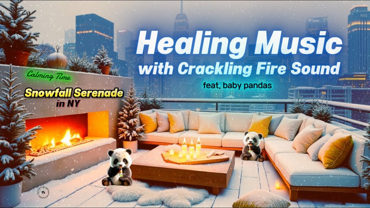 ♥Healing Music on a Rooftop Terrace in NY(힐링음악)♥ Reducing stress ...