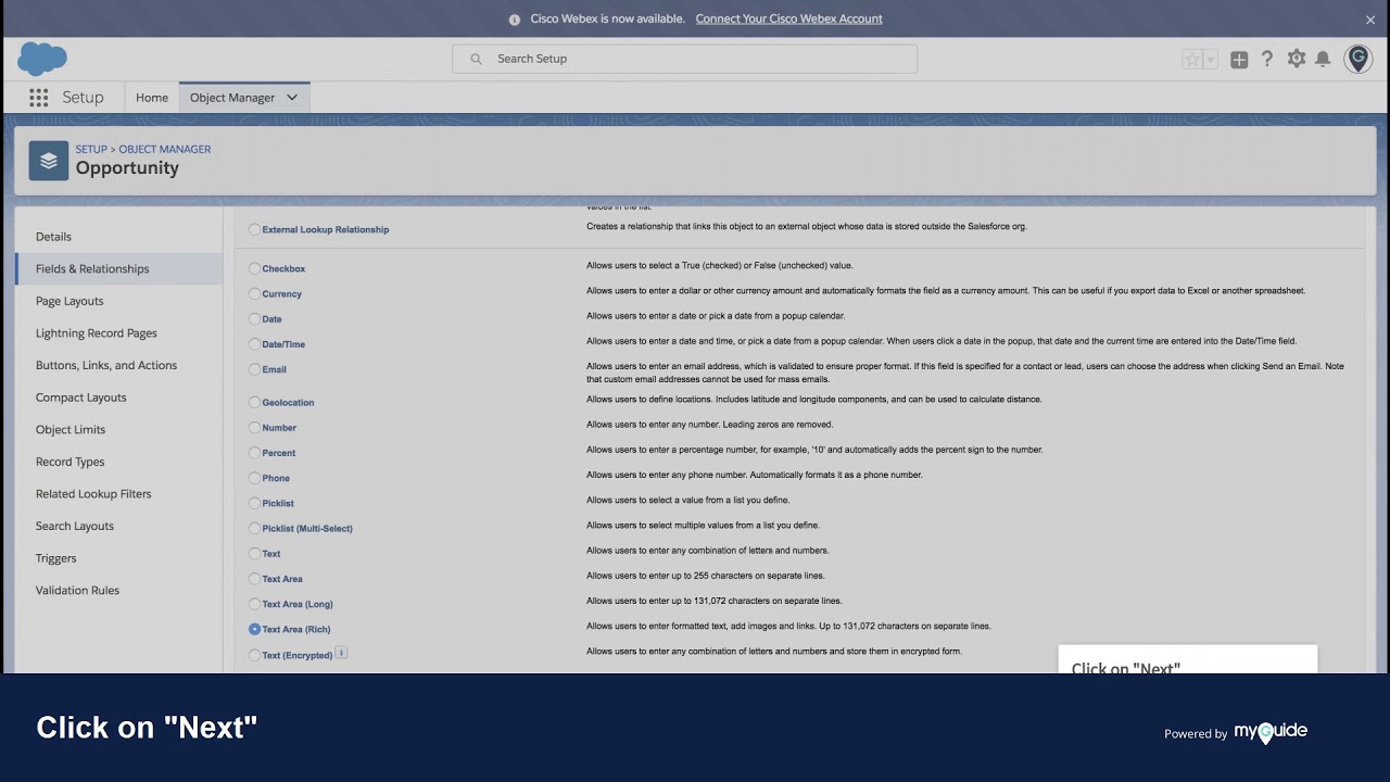 How to create a custom field inside Salesforce Opportunity Page - YouTube