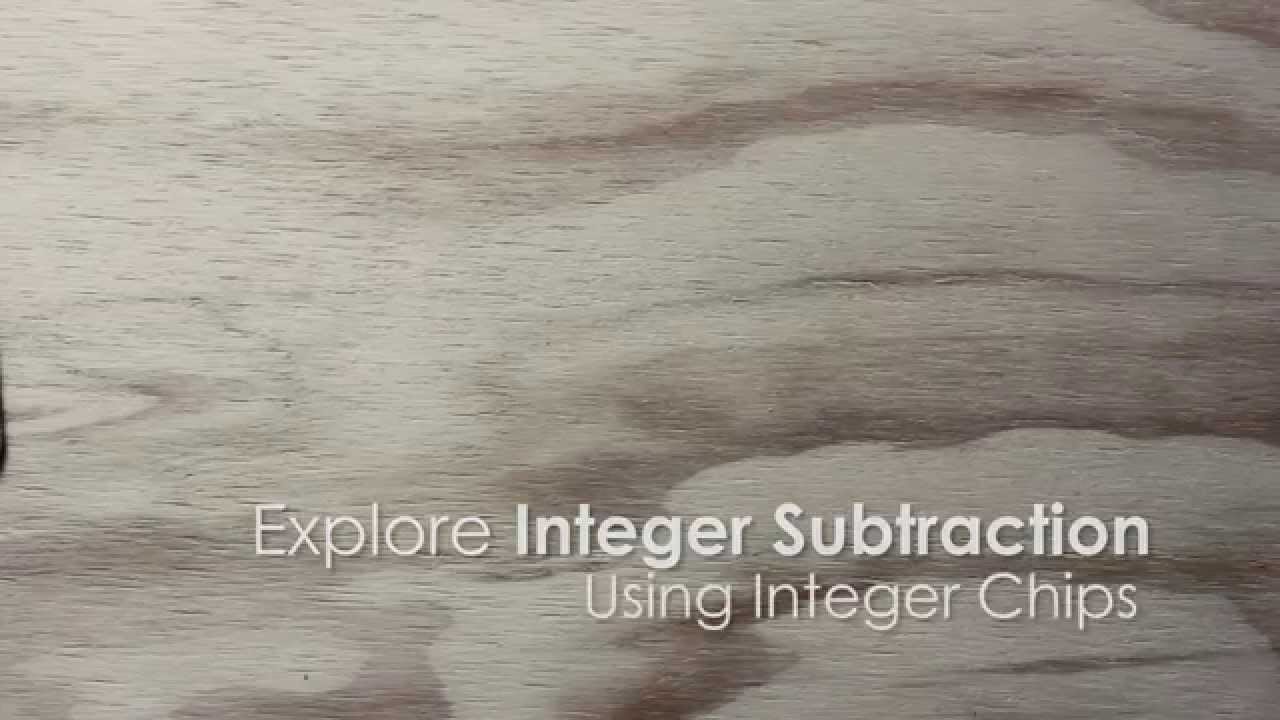 Exploring Integer Subtraction Youtube 2811
