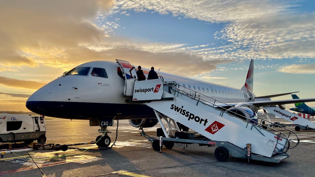 BA Cityflyer E190 Business Class || Is it worth it? - YouTube