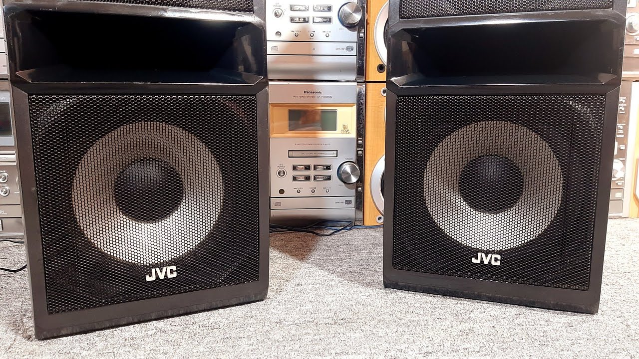 Cặp loa karaoke Victor JVC 300w 3 đường tiếng bass căng cực treble siêu ...