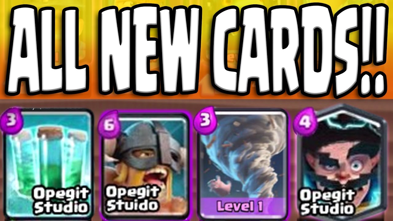 ALL NEW UPDATE CARDS IN CLASH ROYALE? Huge Clash Roayle New Card Leak ...