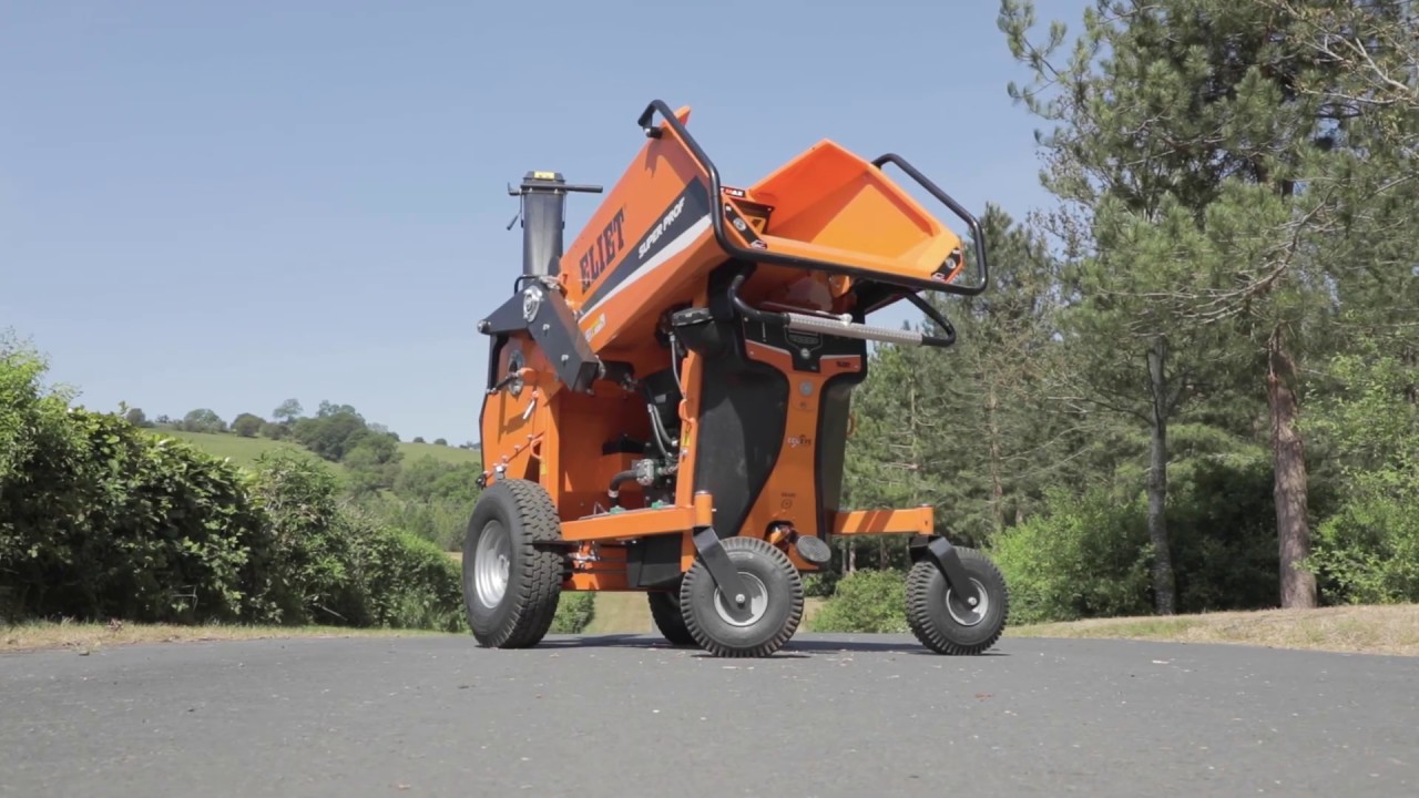 Eliet Super Prof Green Waste Shredder - YouTube