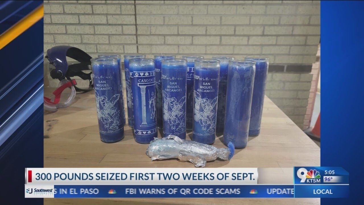 300lbs seized first two weeks of September by U.S. CBP - YouTube