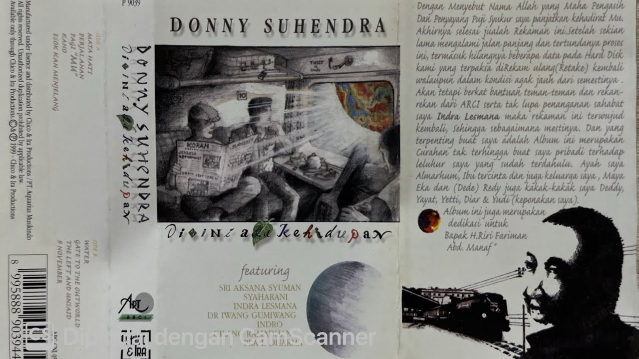 DONNY SUHENDRA — Full Album ‘DI SINI ADA KEHIDUPAN’ (1999) - YouTube