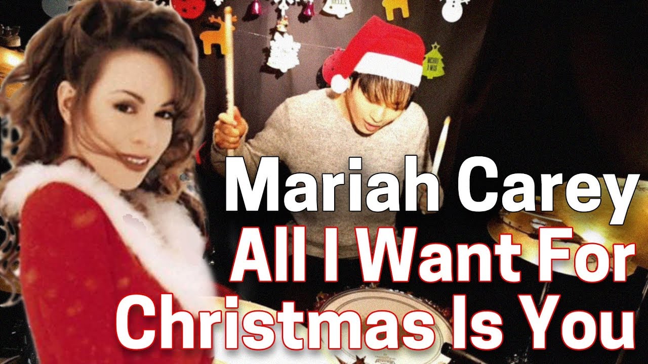 Mariah Carey - All I Want For Christmas Is You | TJ DRUM COVER - YouTube