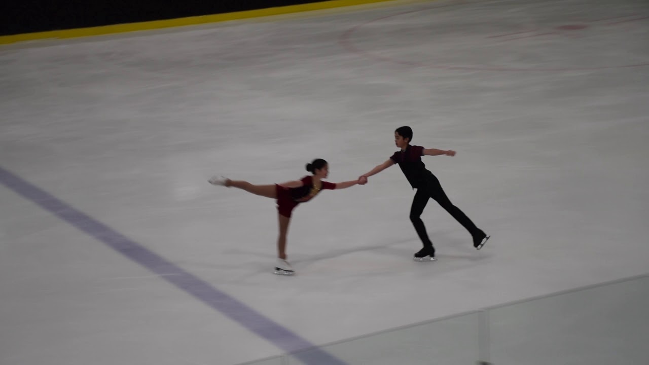 Keana Lough and Sean Lough 2020 Sectional Championships Juvenile Pair ...