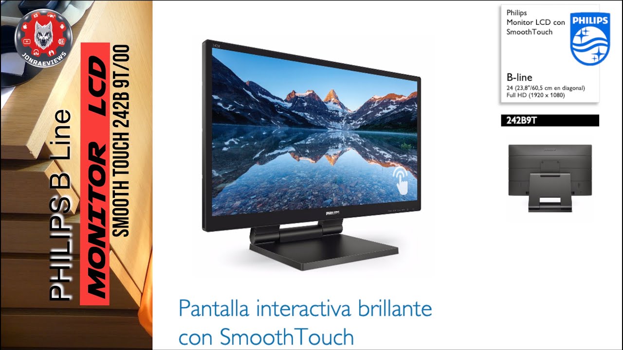 Unboxing Monitor LCD Smooth Touch de Philips modelo 242B 9T/00 y 1a ...